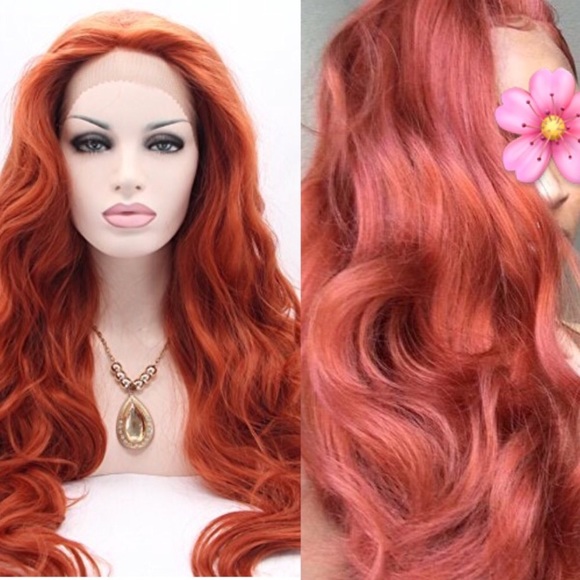 Accessories | Hailey 24 Copper Red Lacefront Wig Nwt | Poshmark